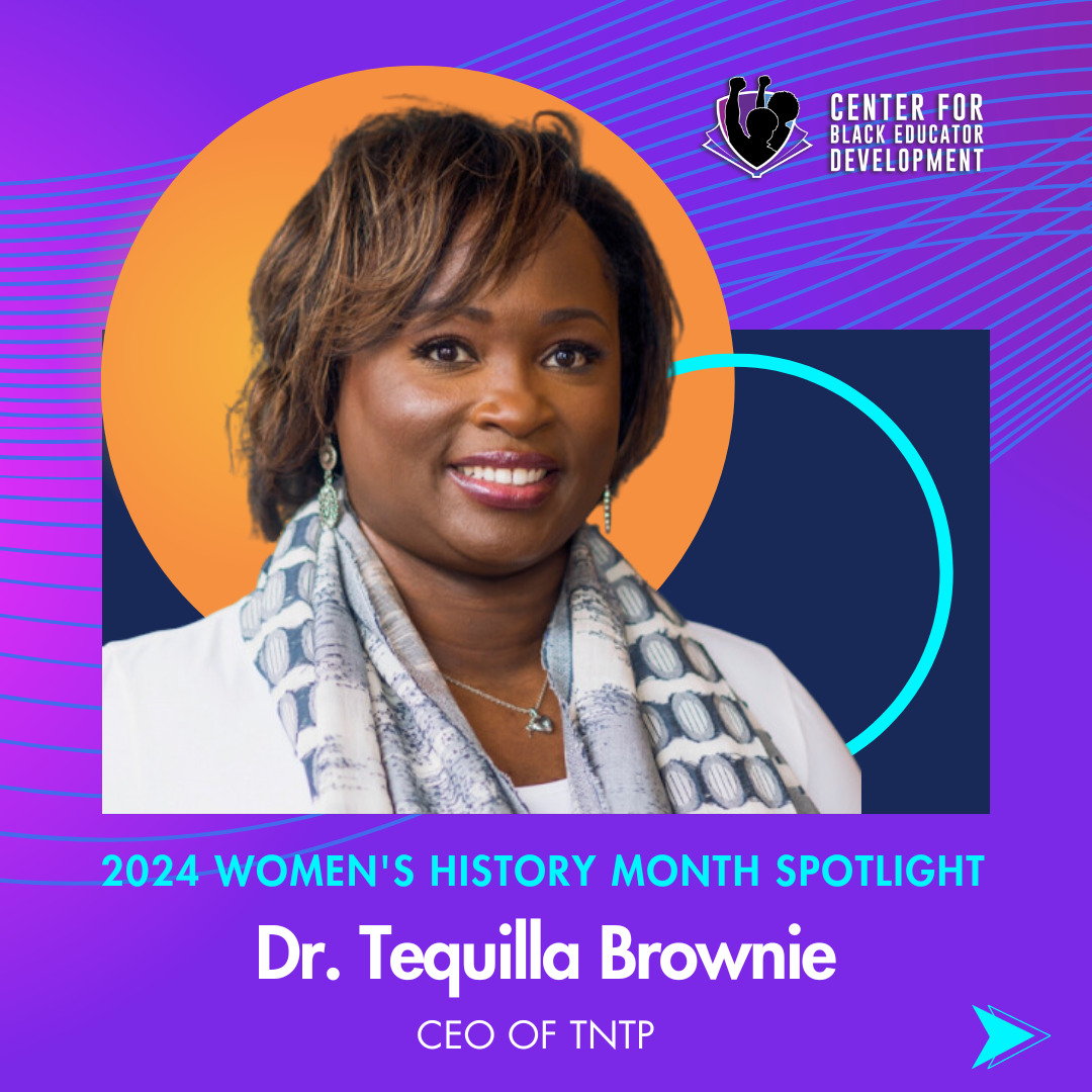 Dr. Tequilla Brownie Women's Black History Month Spotlight Feature - CBED Website