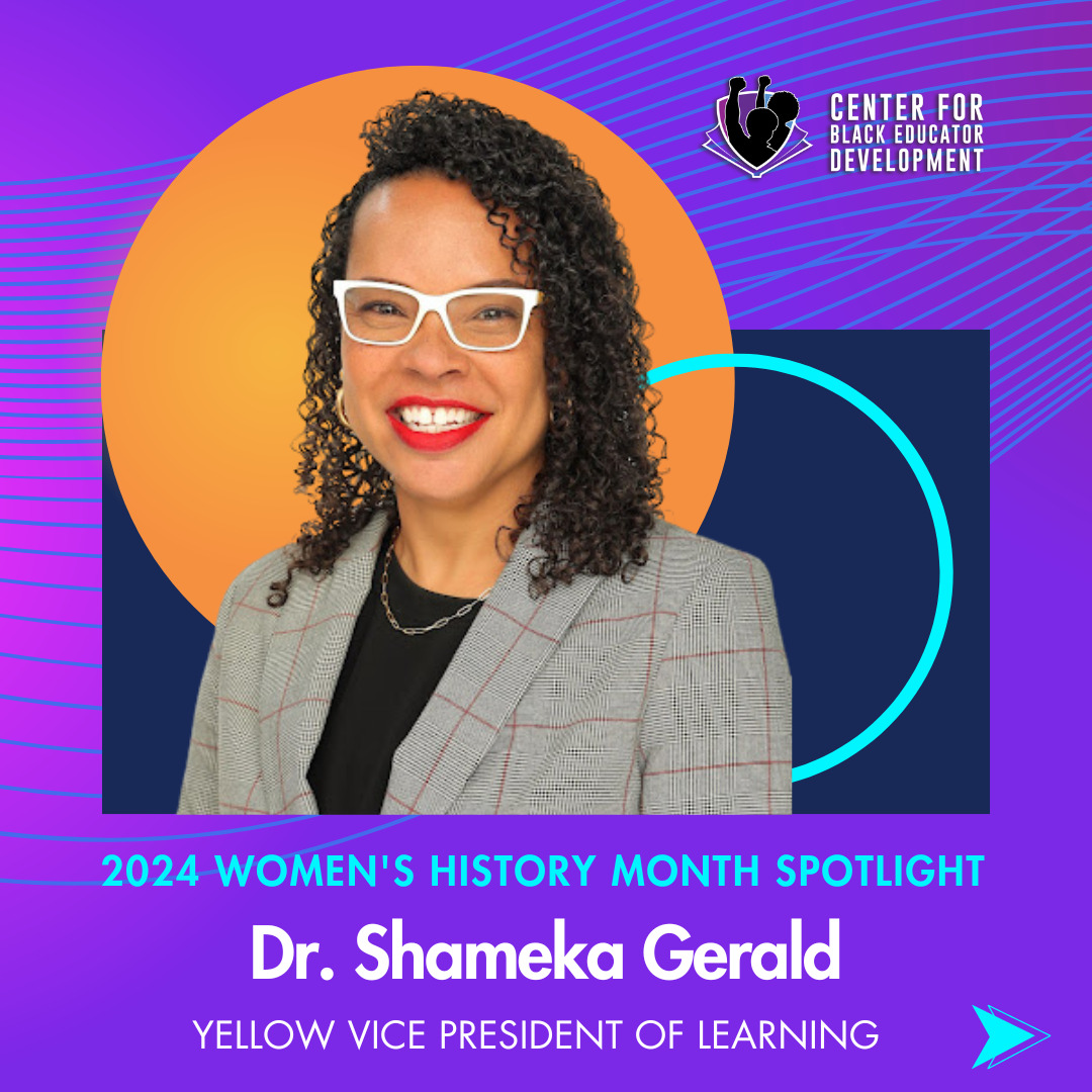 Dr. Shameka Gerald Women's History Month Spotlight Feature - CBED Website